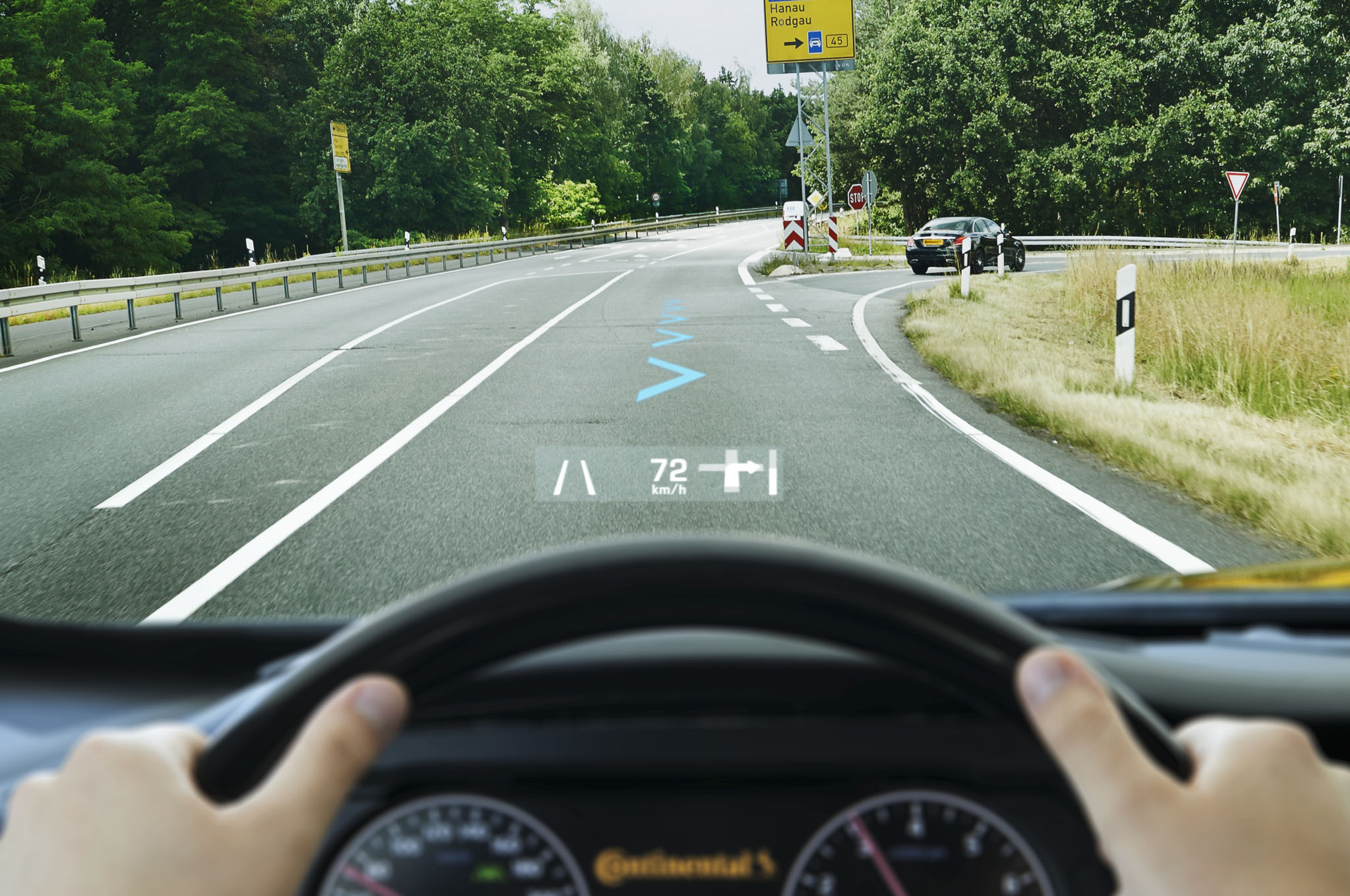 Continental Shows off New Augmented Reality HUD Technology