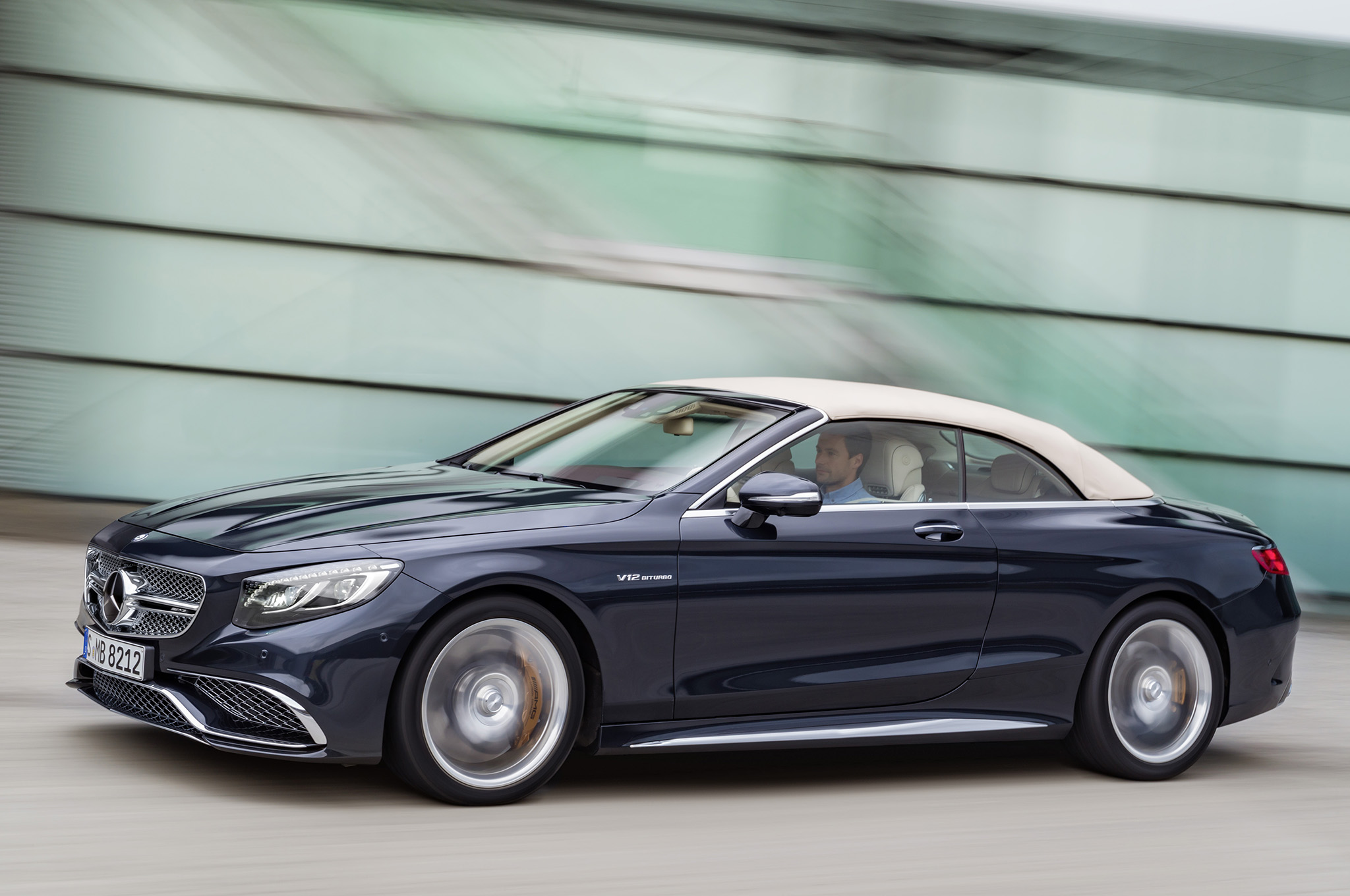 2017 Mercedes-AMG S65 Cabriolet is a 621-HP, 186-MPH Convertible