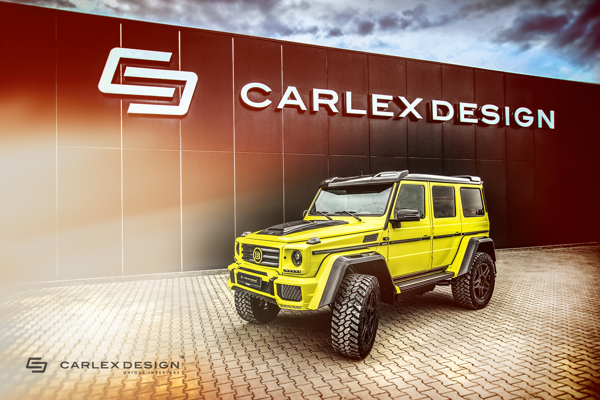 Carlex Designs Lime-Yellow Interior for Mercedes-Benz G550 4x4 ...